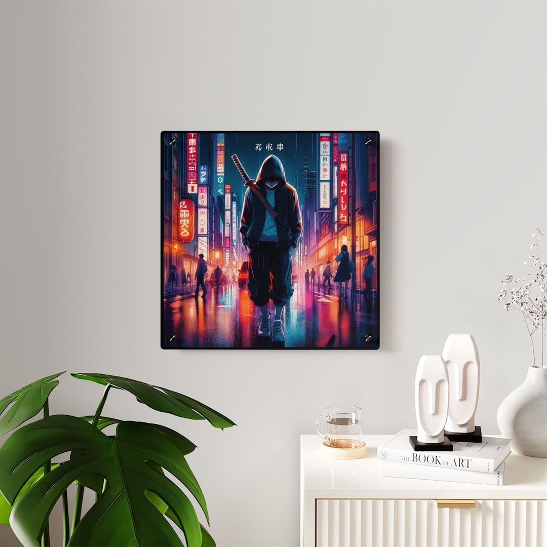 Pexi Glass Wall Art | Anime Poster | Acrylic Art Panel | Manga Style ...
