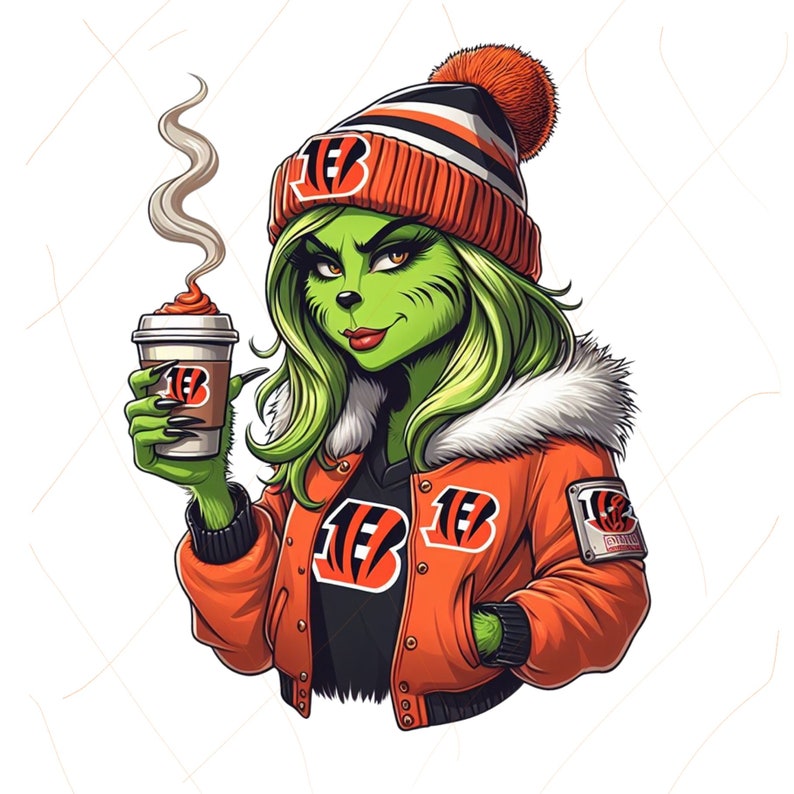 Boujie Female Grinch Bengals - Etsy