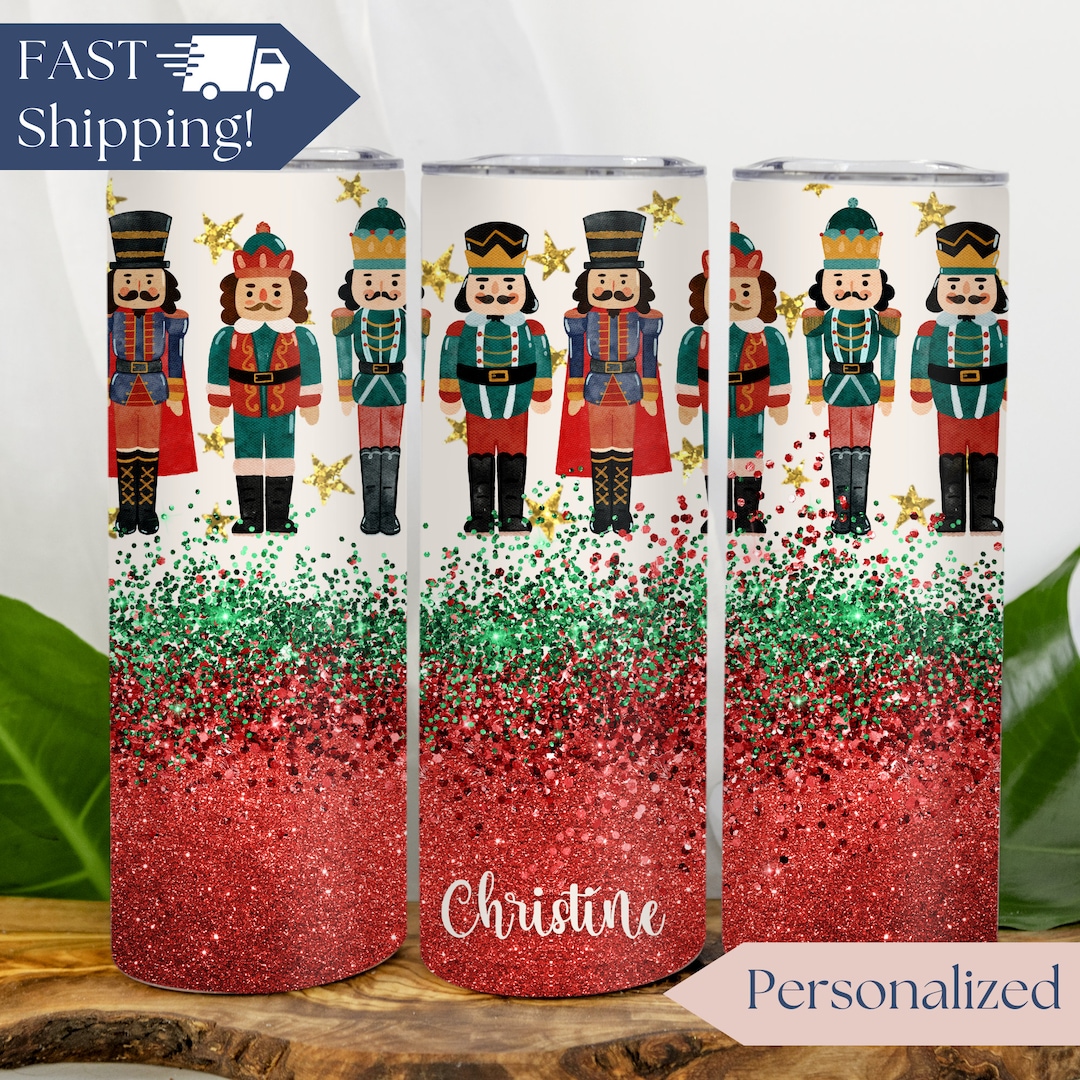 Personalized Nutcracker Christmas Tumbler With Name, Custom Nutcracker ...