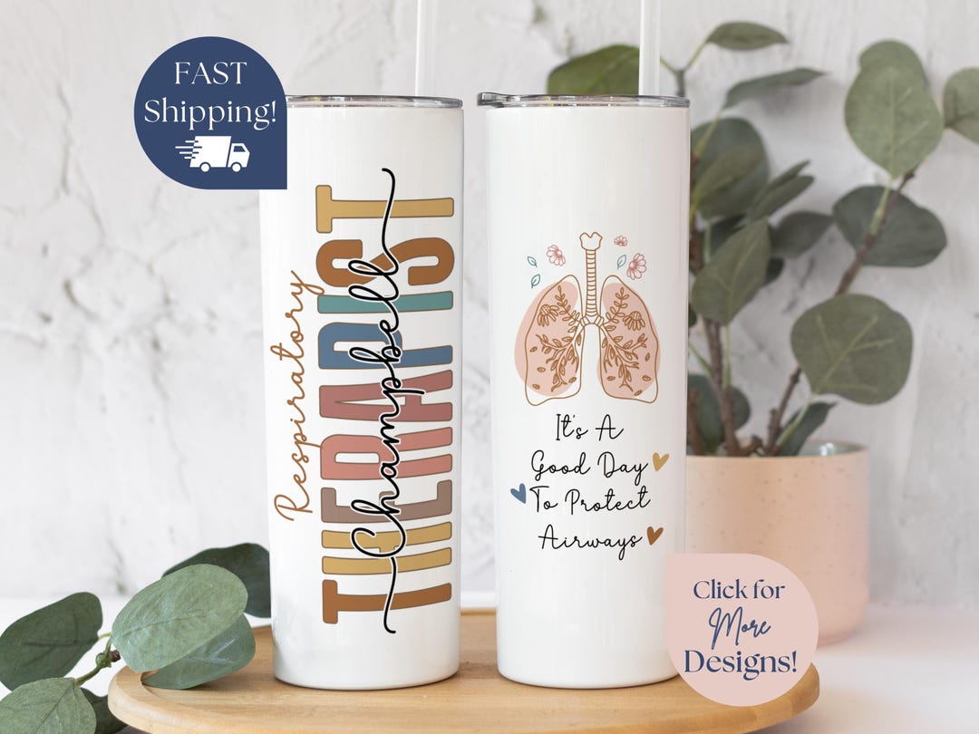 Personalized Respiratory Therapist Tumbler Gift for RT Custom ...