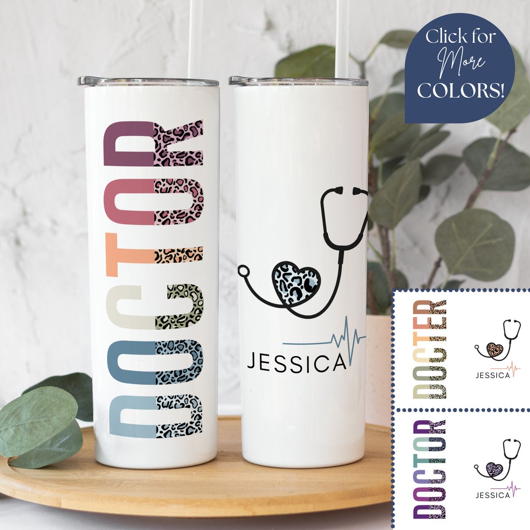 Personalized Doctor Tumbler With Name, Custom Tumbler Gift for Doctors ...