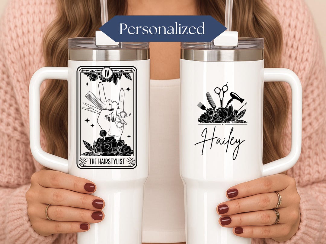 40 Oz Hair Stylist Tumbler Personalized 40oz Hairdresser Tumbler Custom ...