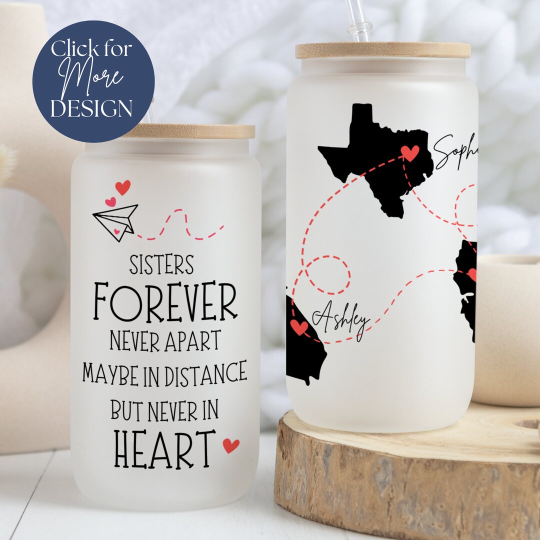 Long Distance Sister Cup Personalized Long Distance Sister Gift for ...