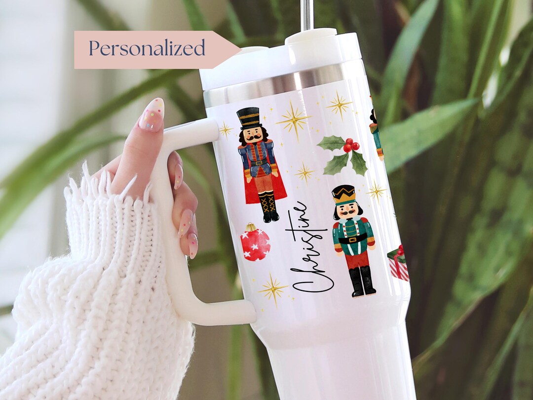 40 Oz Nutcracker Tumbler Personalized 40oz Christmas Nutcracker Cup ...