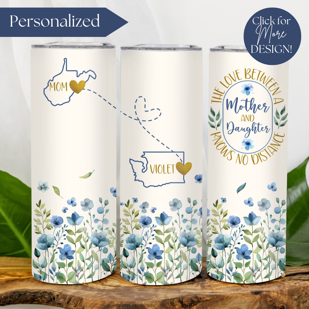 Long Distance Mom Tumbler, Mom Gift From Daughter, Mom Long Distance ...