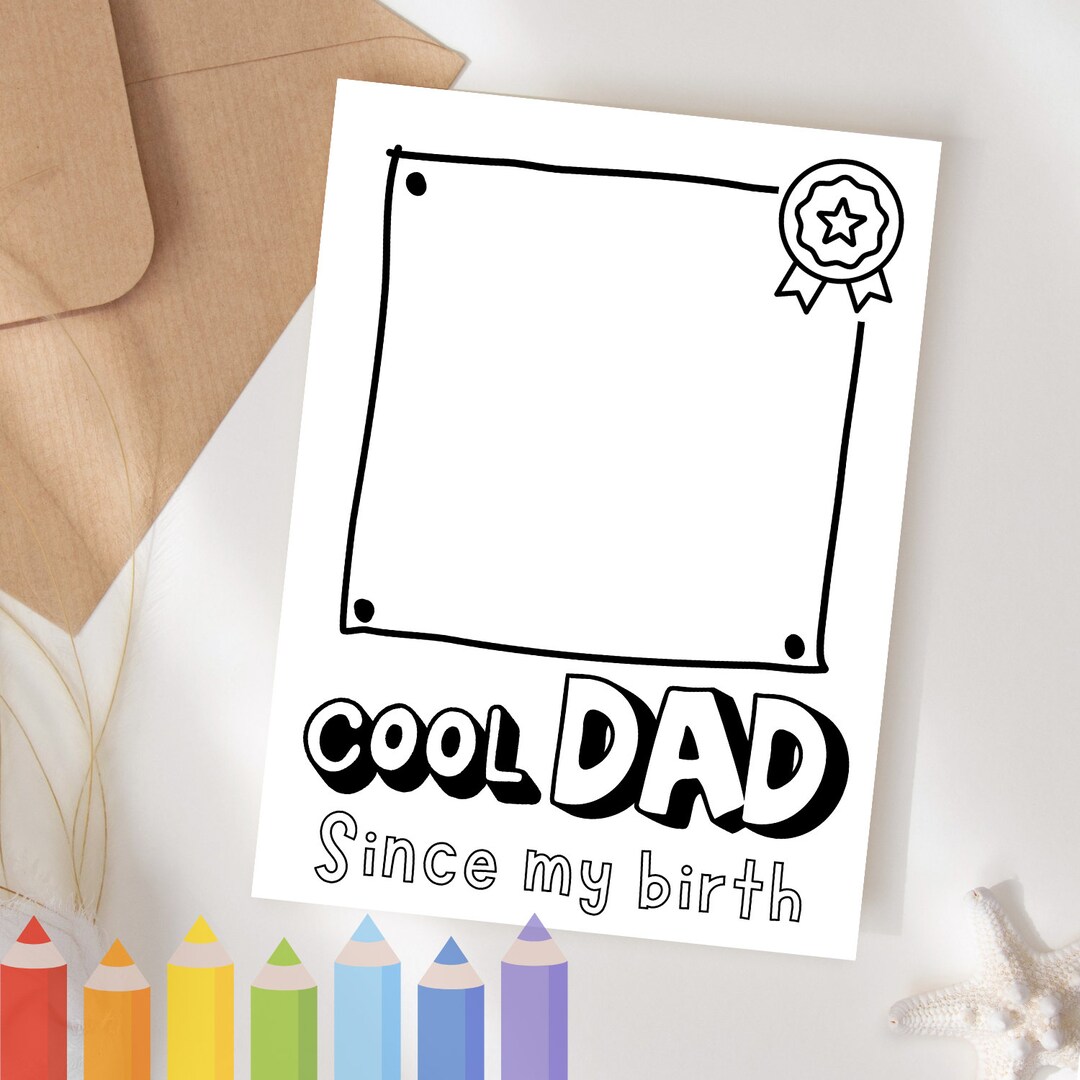 Happy Birthday Daddy Card Print at Home Greeting Card HBD Card Happy ...