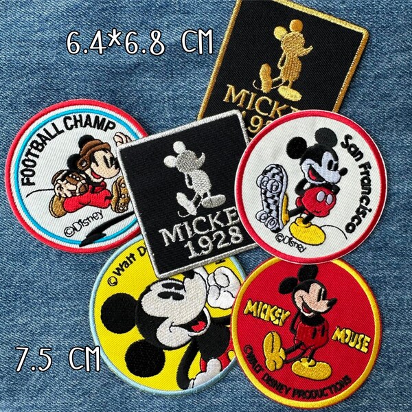 Mickey Mouse Patches - Etsy