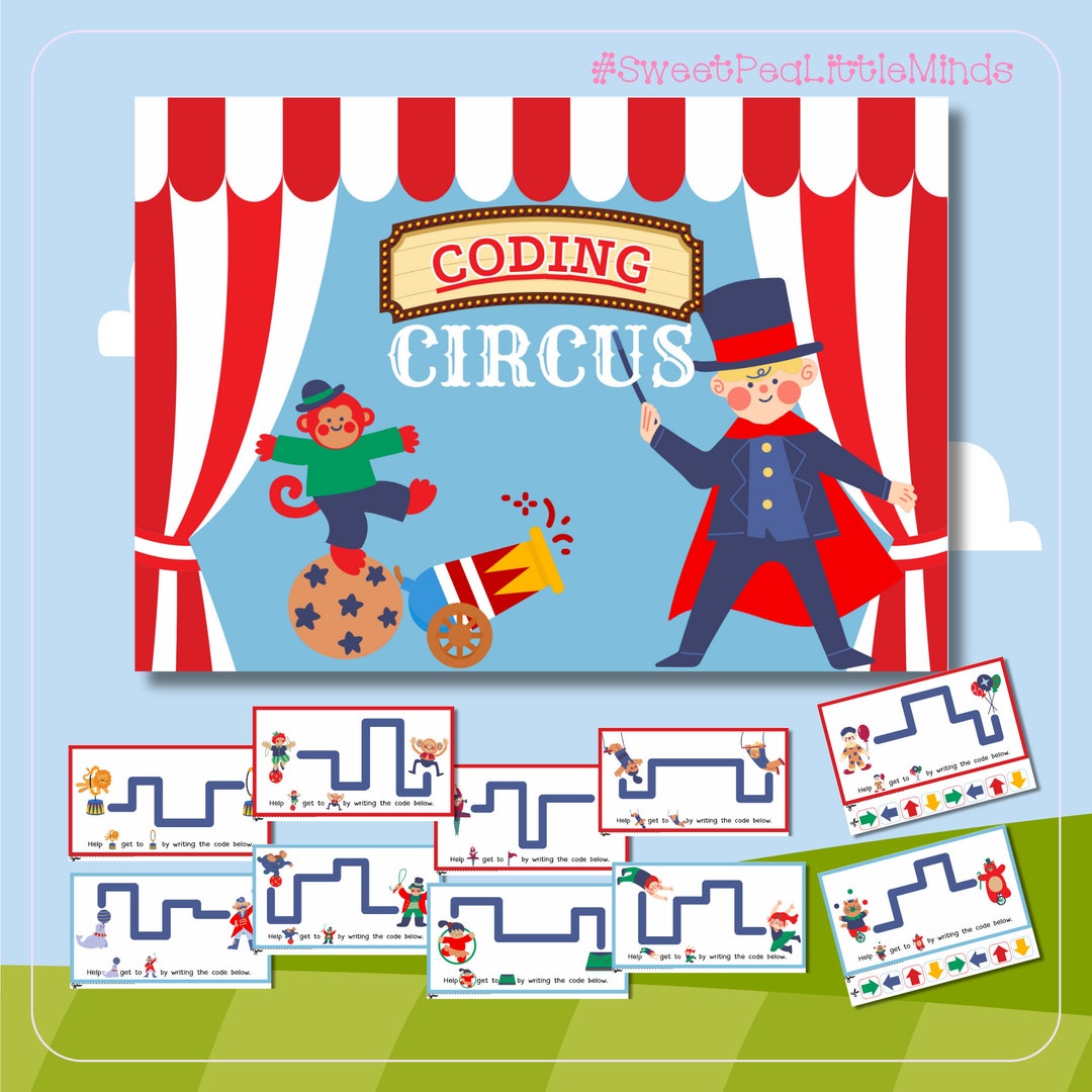 Coding Game Activity for Kids Unplugged Coding for Kindergarten ...