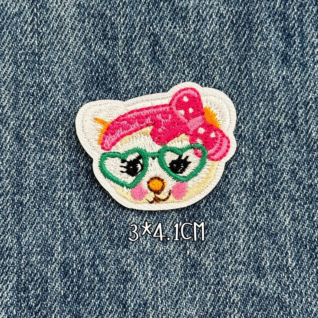 Iron-on Patch Cute Bear Patches Cartoon Patch Girly Bear Embroider ...