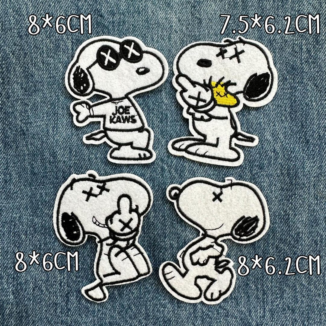 Iron-on Patch Snoopy Patches Cartoon Patch Embroider Patch Application ...