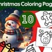 Christmas Colouring Pages for Kids, PDF, Printable Pages, Holiday ...