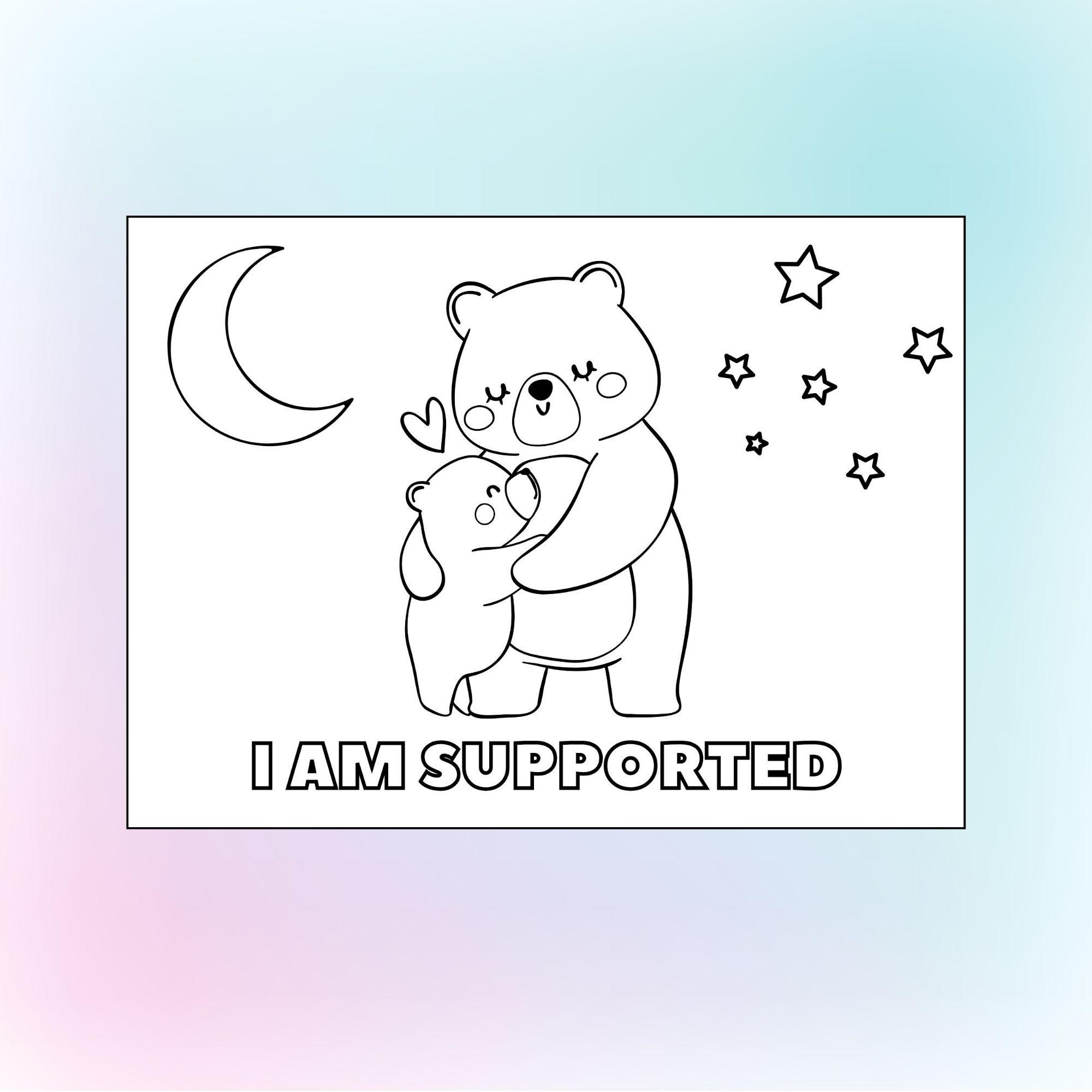 Kids Grief Coloring Pages: Healing Activity Book (PDF Download) - Etsy