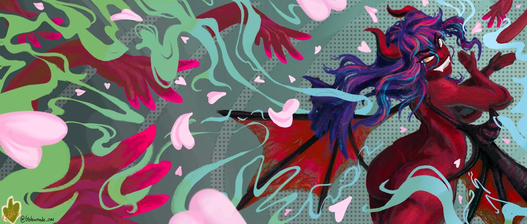 Nico Robin One Piece Demonio Fleur Large Poster, Digital Art Print - Etsy