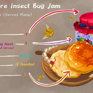 Bug Snacks | Dungeon Meshi Food Art | Print and Postcard - Etsy