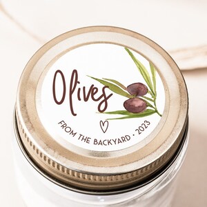 Olive Label in Sets of 20 With Custom Text - Etsy