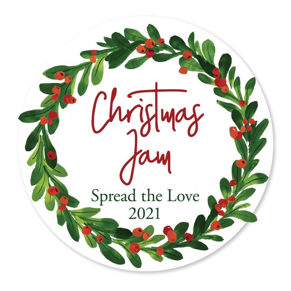 Holiday Jam Labels - Etsy