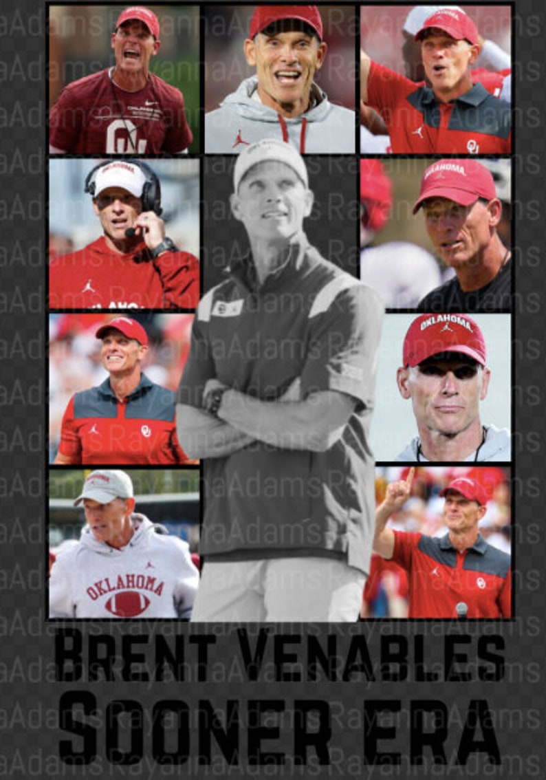 Brent Venables OU Sooners Coach, PNG, JPEG, Digital Download Only - Etsy