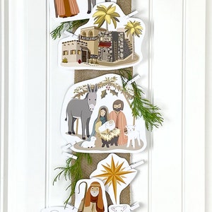 Jesus Birth Nativity Bible Lesson for Kids Christmas Activity Advent ...