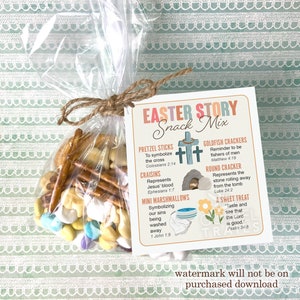 Easter Treat Topper for Holy Week Kids Resurrection Easter Story Holy ...