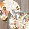 Jesus Birth Coloring Wheel for Kids Christmas Activity Advent Spinning ...