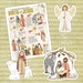 Jesus Birth Nativity Bible Lesson for Kids Christmas Activity Advent ...