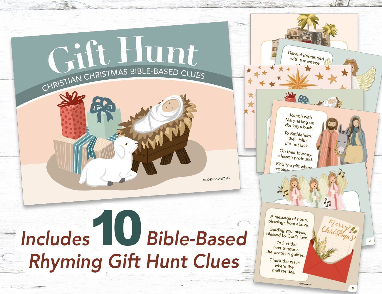Scavenger Christmas Gift Hunt Indoor Scavenger Hunt Christmas Riddles ...