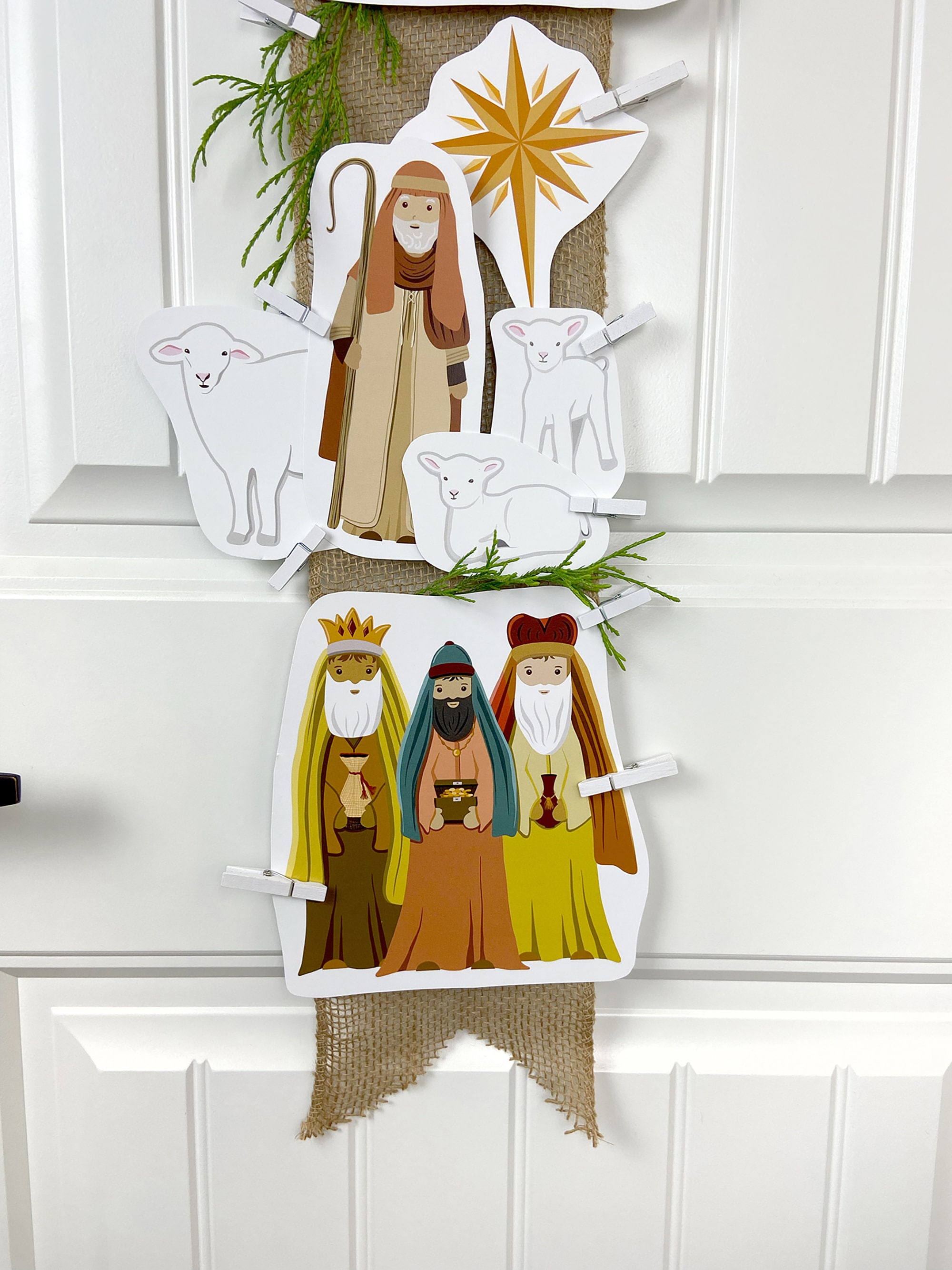 Jesus Birth Nativity Bible Lesson for Kids Christmas Activity Advent ...