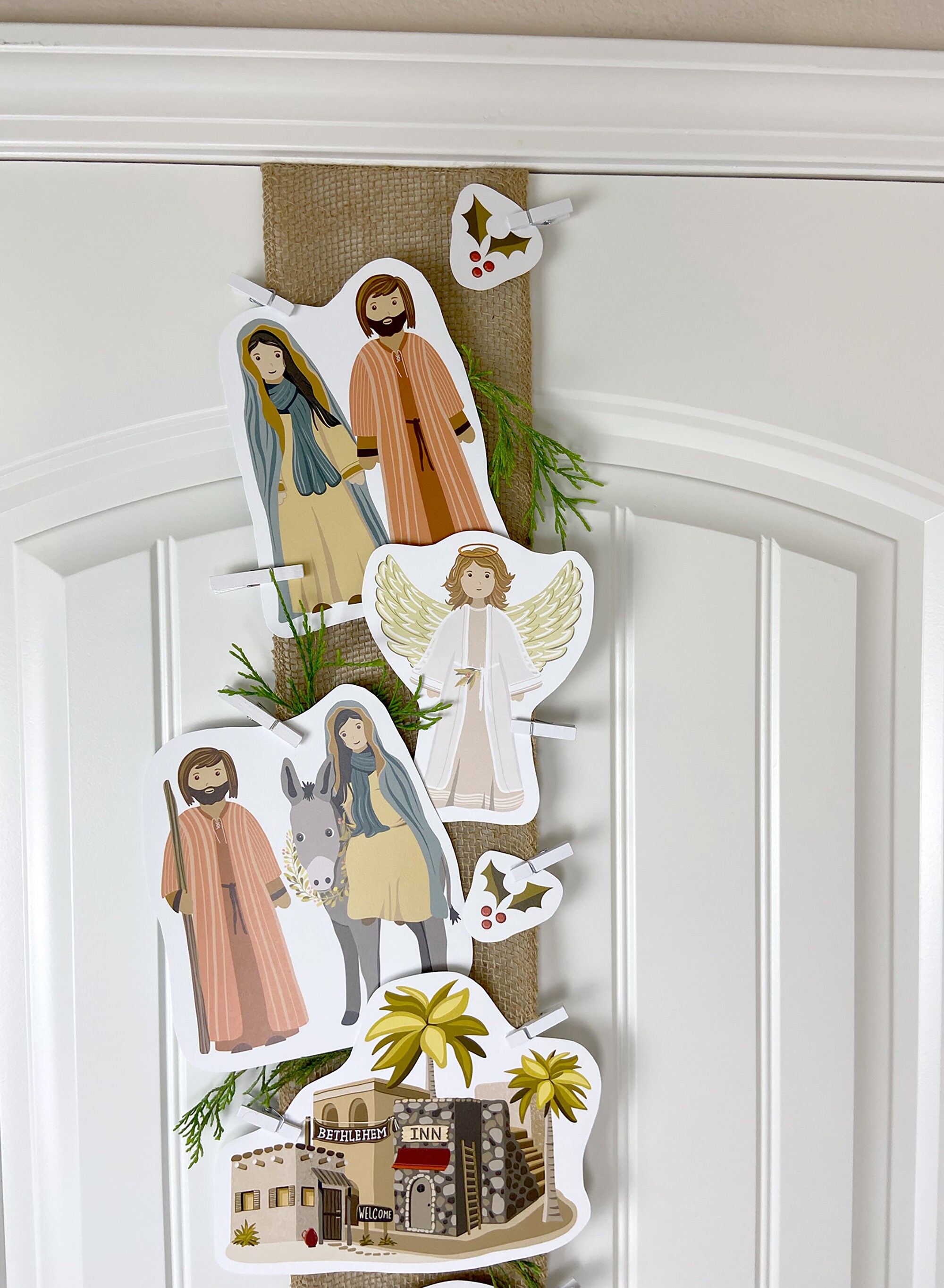 Jesus Birth Nativity Bible Lesson for Kids Christmas Activity Advent ...