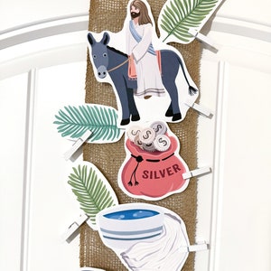 Holy Week Easter Story Printable Holy Week Easter Advent Activity ...