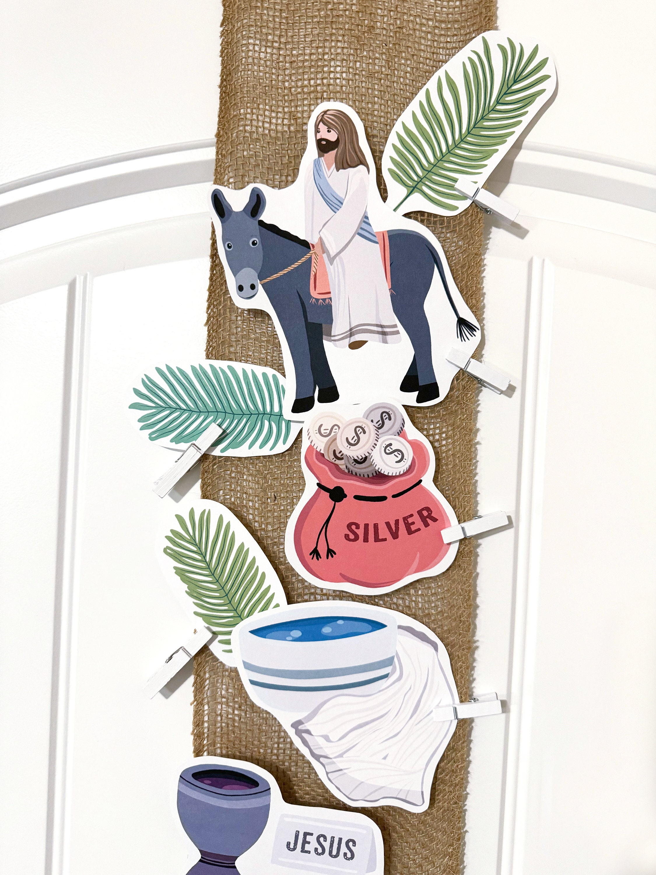 Holy Week Easter Story Printable Holy Week Easter Advent Activity ...