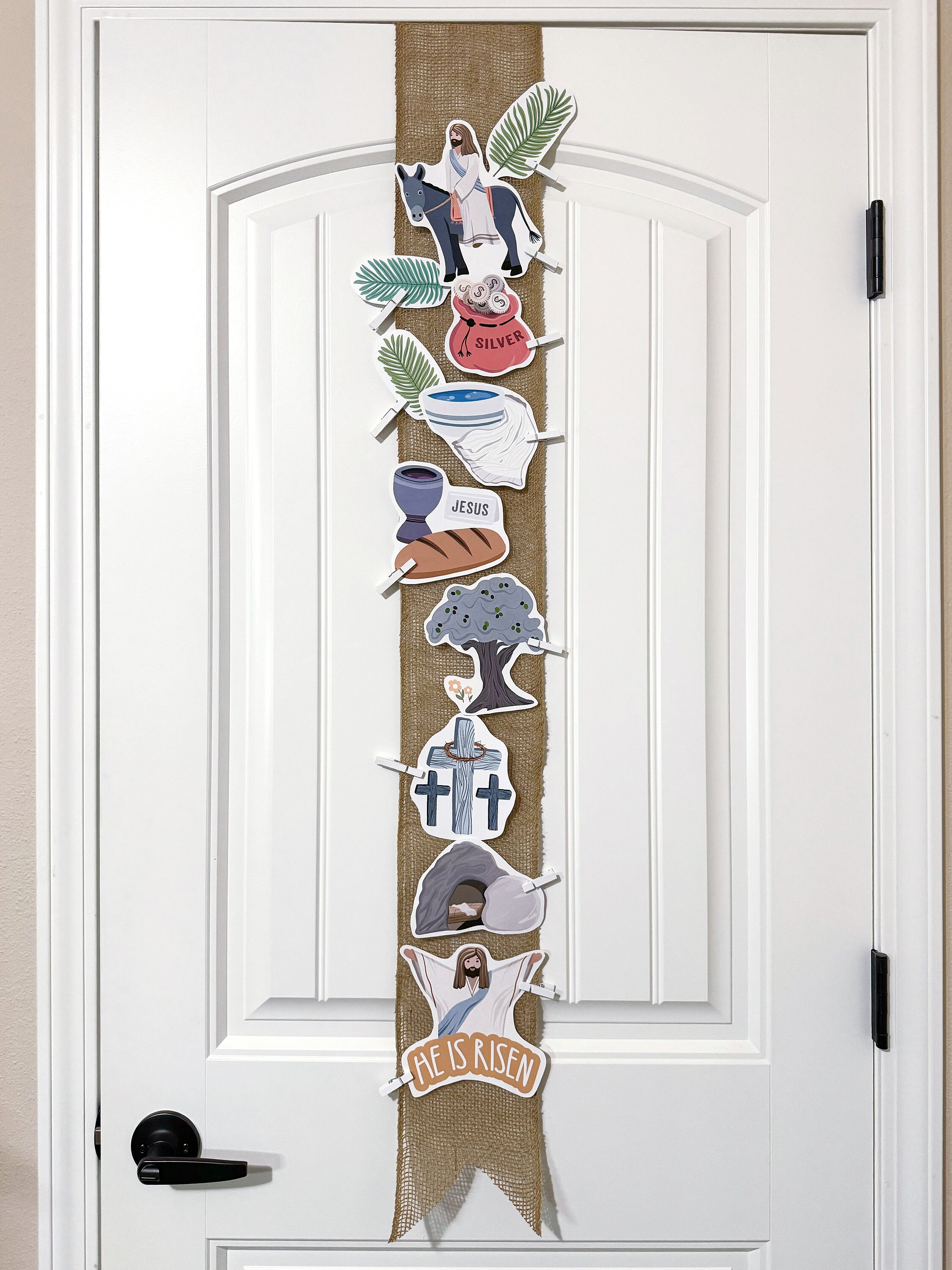 Holy Week Easter Story Printable Holy Week Easter Advent Activity ...