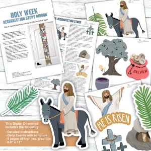 Holy Week Resurrection Easter Story for Toddlers Easter Story ...