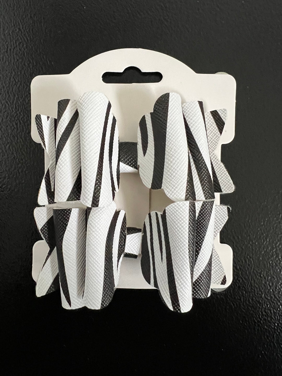 Set: Black and White Zebra Print - Etsy