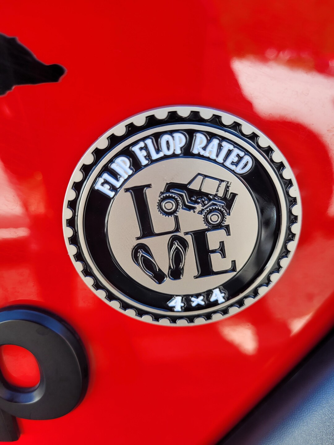 Flip Flop Rated 4X4 Badge Emblem - Etsy