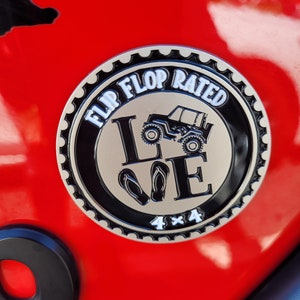 Flip Flop Rated 4X4 Badge Emblem - Etsy