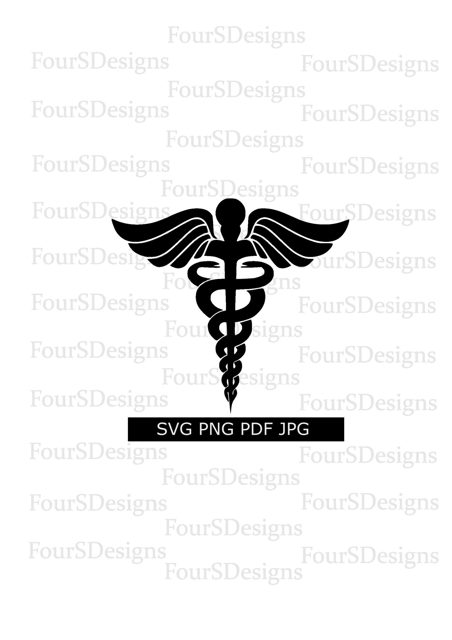 Medical Symbol SVG, Caduceus Svg, MD Svg, Star of Life Svg, Doctor Svg ...