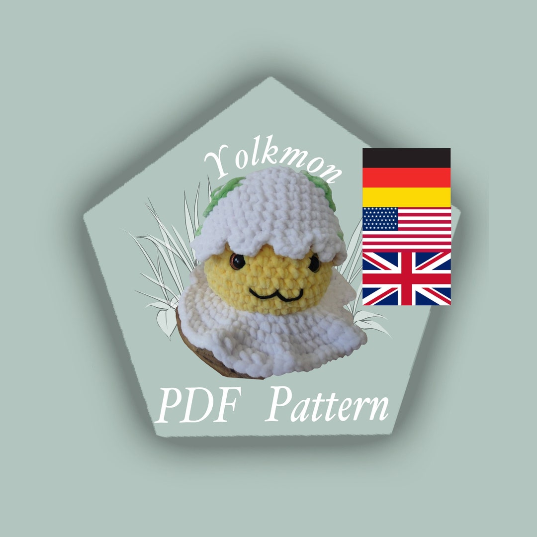 Yolkmon Crochet Instructions/crochet Pattern - Etsy
