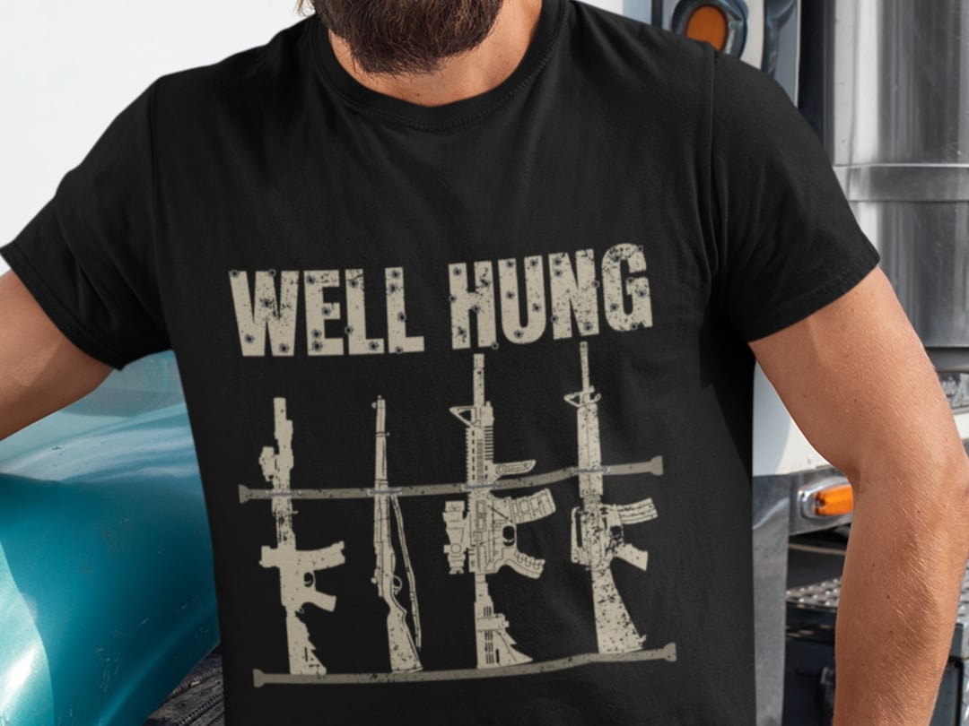 Funny Gun T Shirt, Gun Gifts for Men, 2nd Amendment Gun Lover Tshirt ...