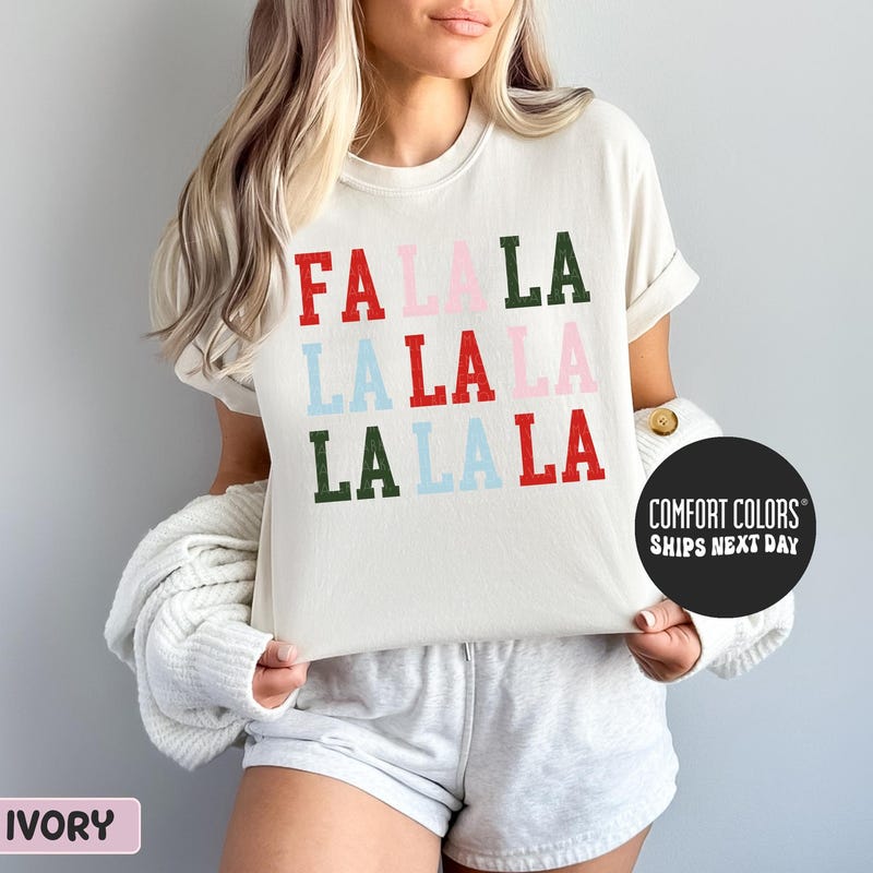 Fa La La La Shirt - Etsy