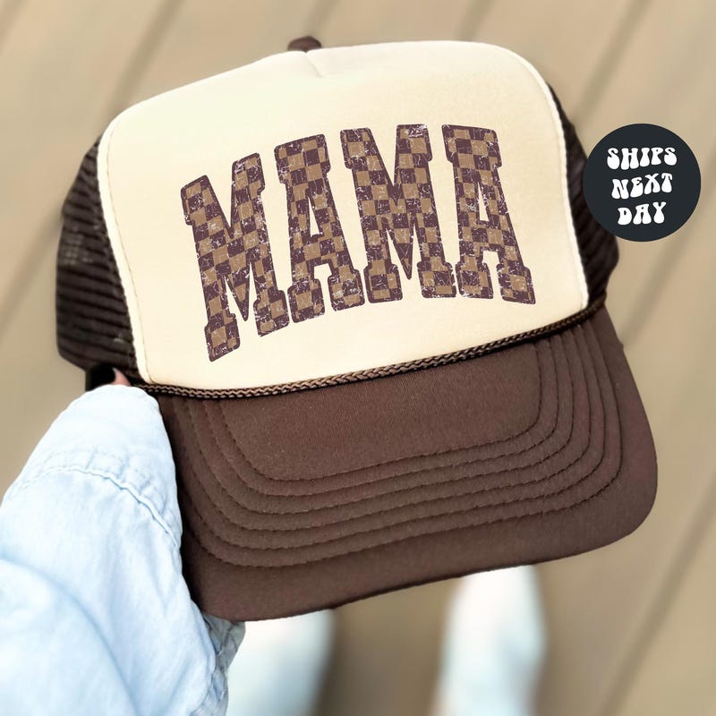 Checkered Hat - Etsy