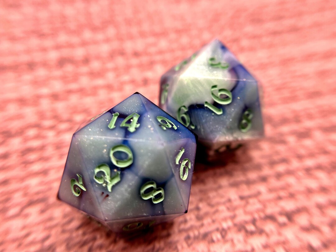 Pastel Dawn Advantage D20 Pair Resin Polyhedral Dice - Etsy
