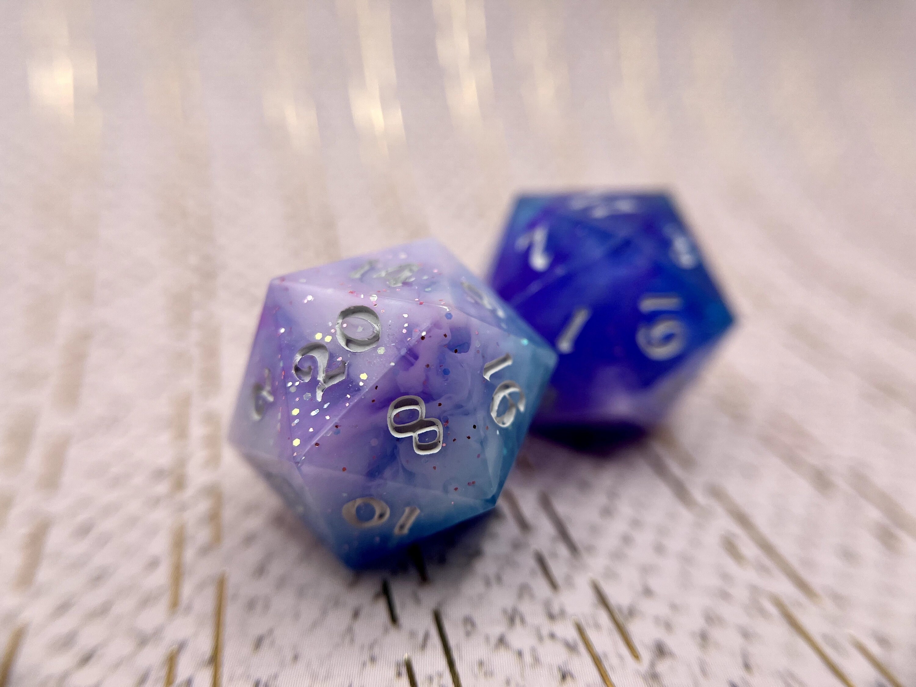 Magical Girl - Advantage D20 Pair - Resin Polyhedral Dice - TTRPG Dice ...