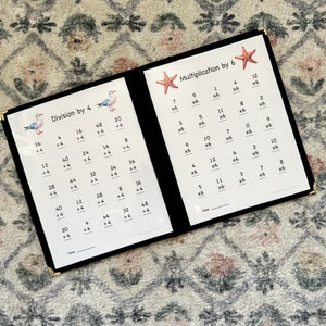 Multiplication and Division Practice Worksheets - Etsy