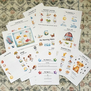 Personalized Morning Menu for Toddlers | Custom Name & Age + 21 ...