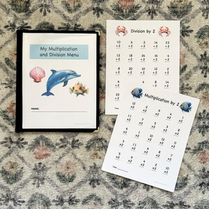 Multiplication and Division Practice Worksheets - Etsy