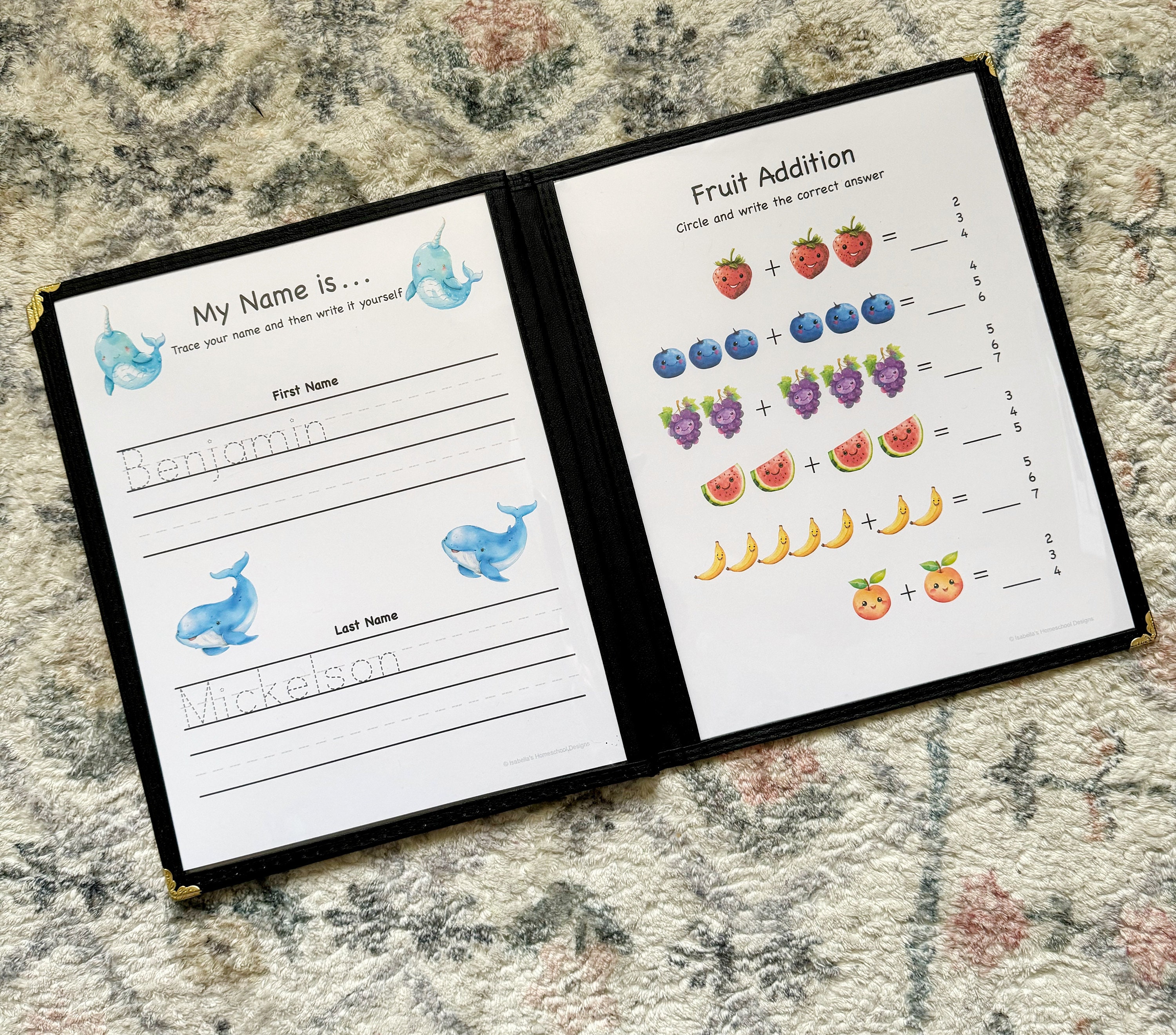 Personalized Morning Menu Printable Vol 2 for Preschool and ...