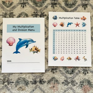 Multiplication and Division Practice Worksheets - Etsy