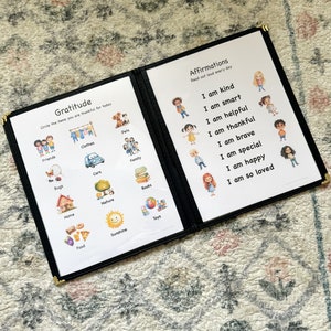 Personalized Morning Menu for Toddlers | Custom Name & Age + 21 ...