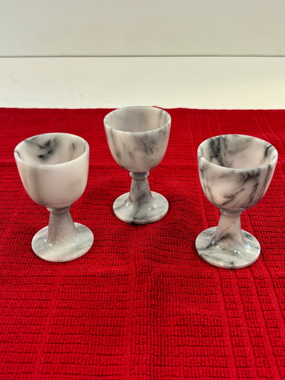 Marble Shot Goblets, Set of 3 - Etsy