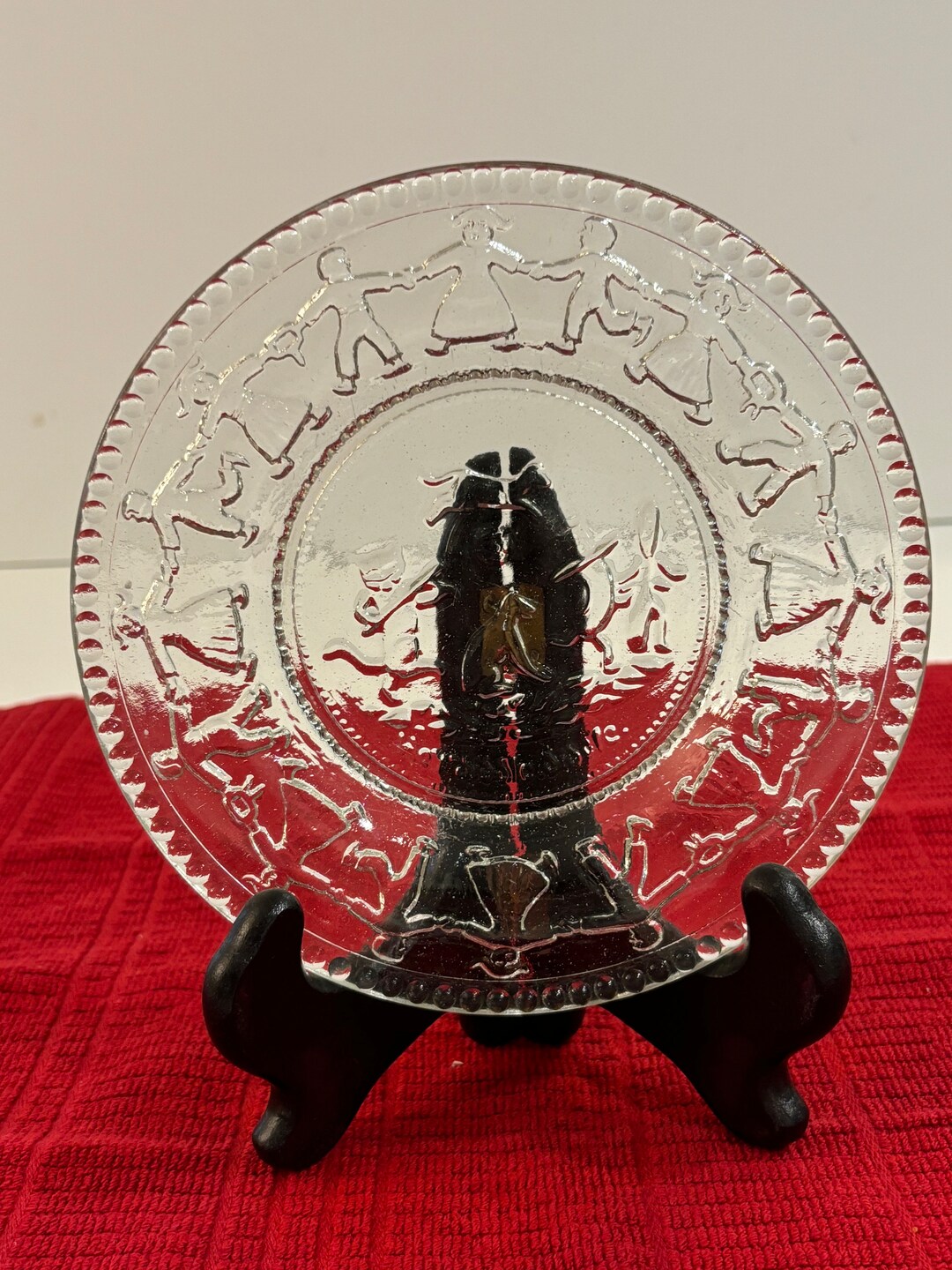 Vintage Tiara Nursery Rhyme Clear Childs Plate, Hey Diddle Diddle - Etsy